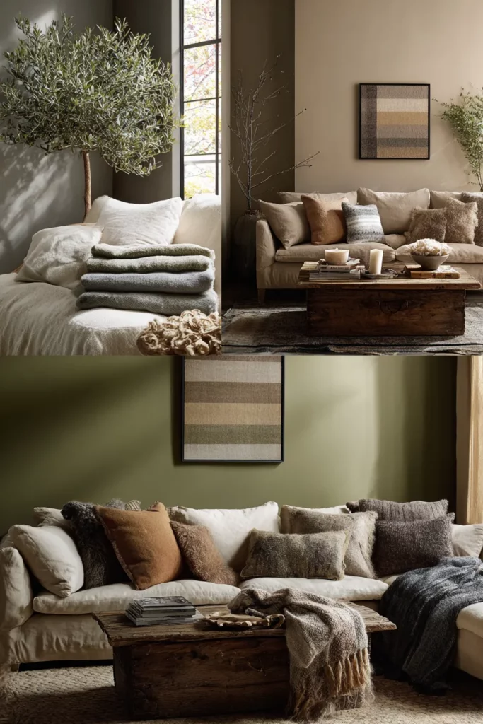 Neutral Earth-Tone Living Room: Soft, Modern Serenity