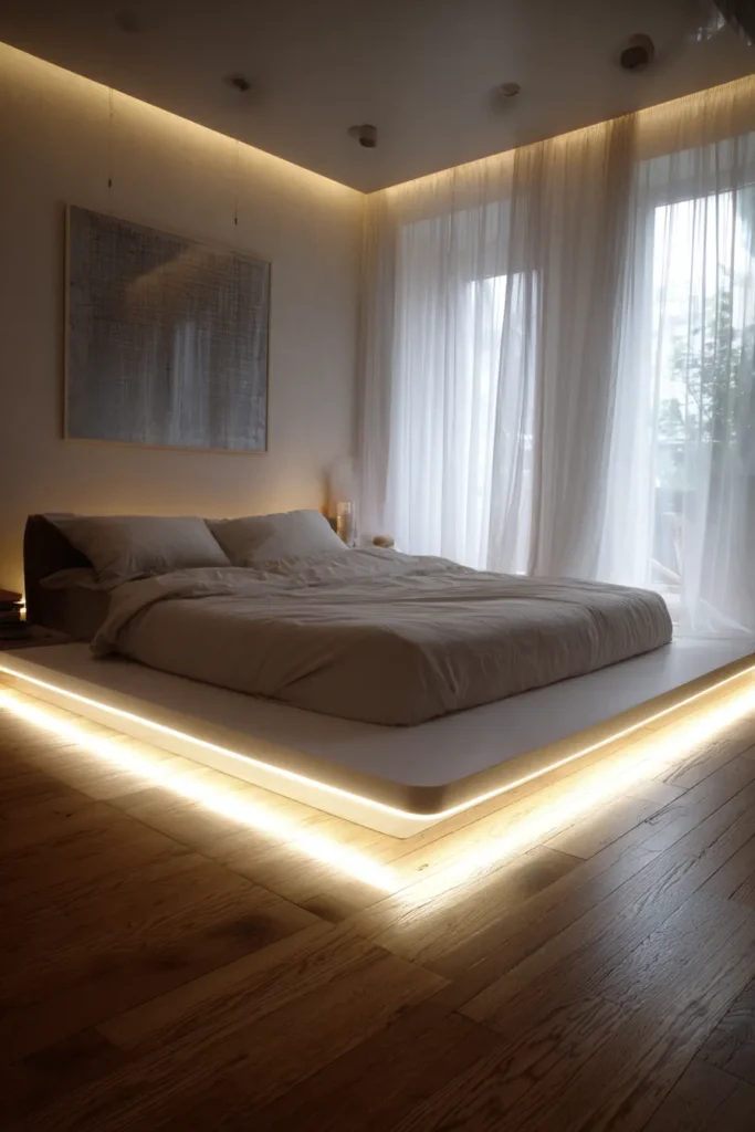 LED Strip Lighting Ideas for a Modern Look: Sleek Style