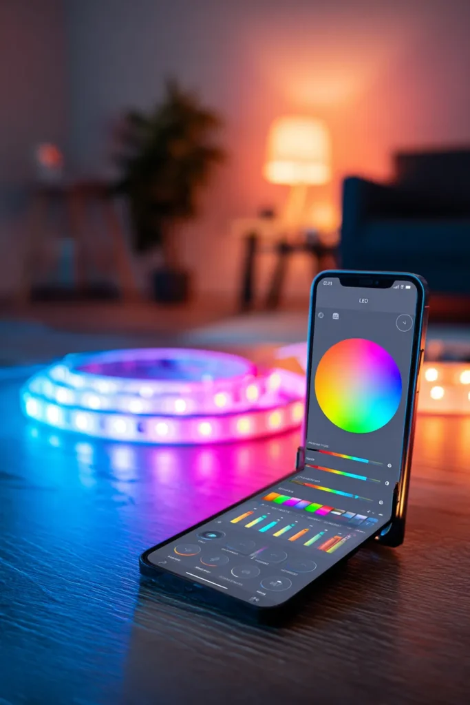 LED Strip Lighting Ideas for a Modern Look: Sleek Style