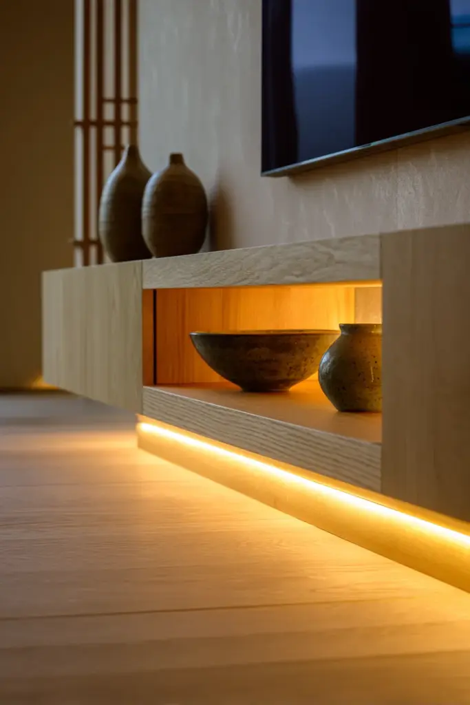 Smart Lighting for Japandi Living Rooms: Integrating Technology Seamlessly